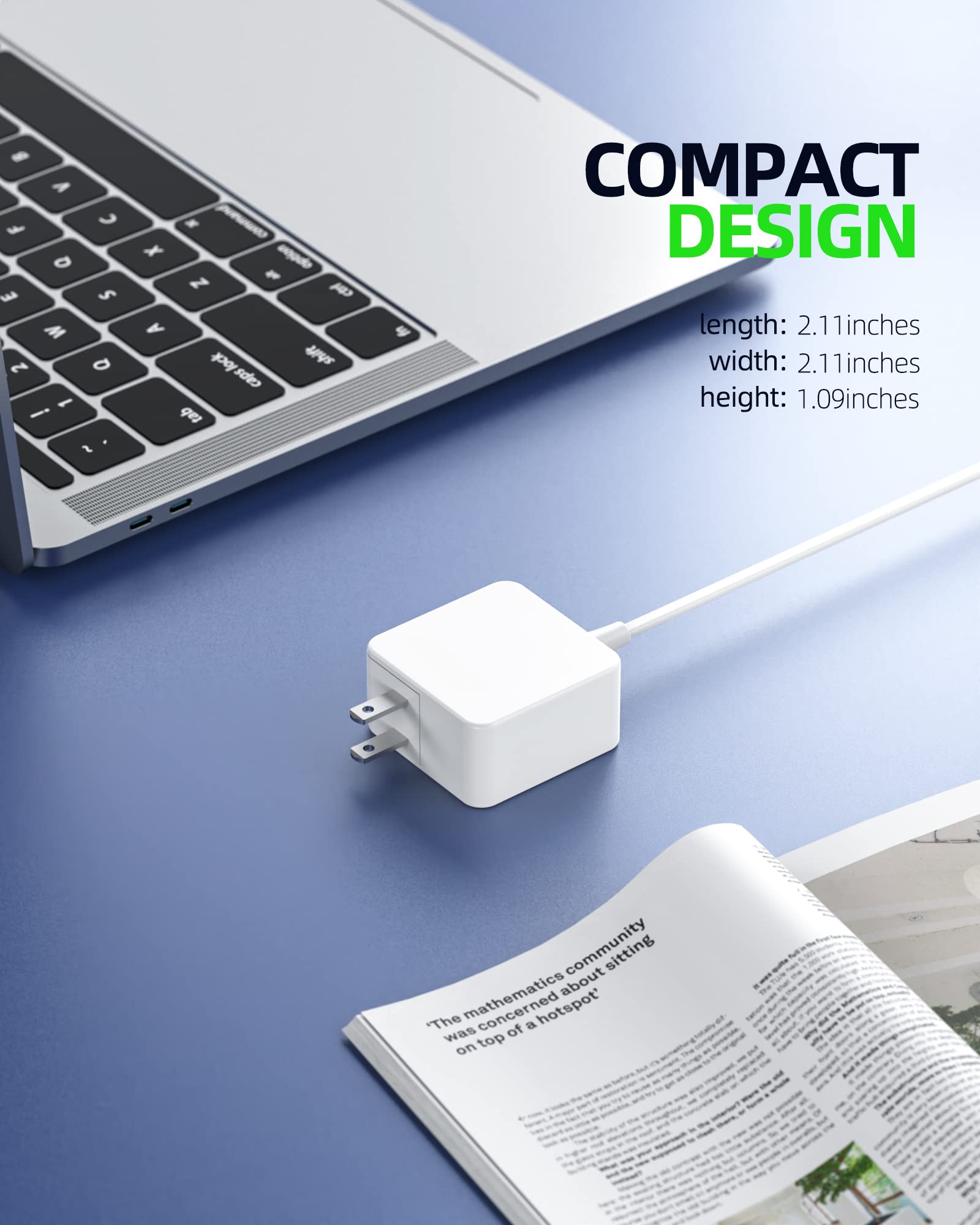 AC Charger Compatible with Google Home/Nest Hub 1 and 2 Generation Smart Speaker Wall Power Supply Adapter Cord