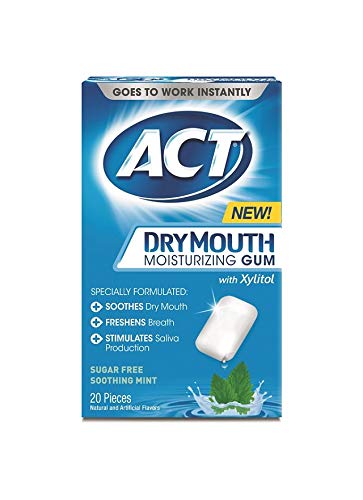 ACT Dry Mouth Gum, Variety Pack, 40 Count