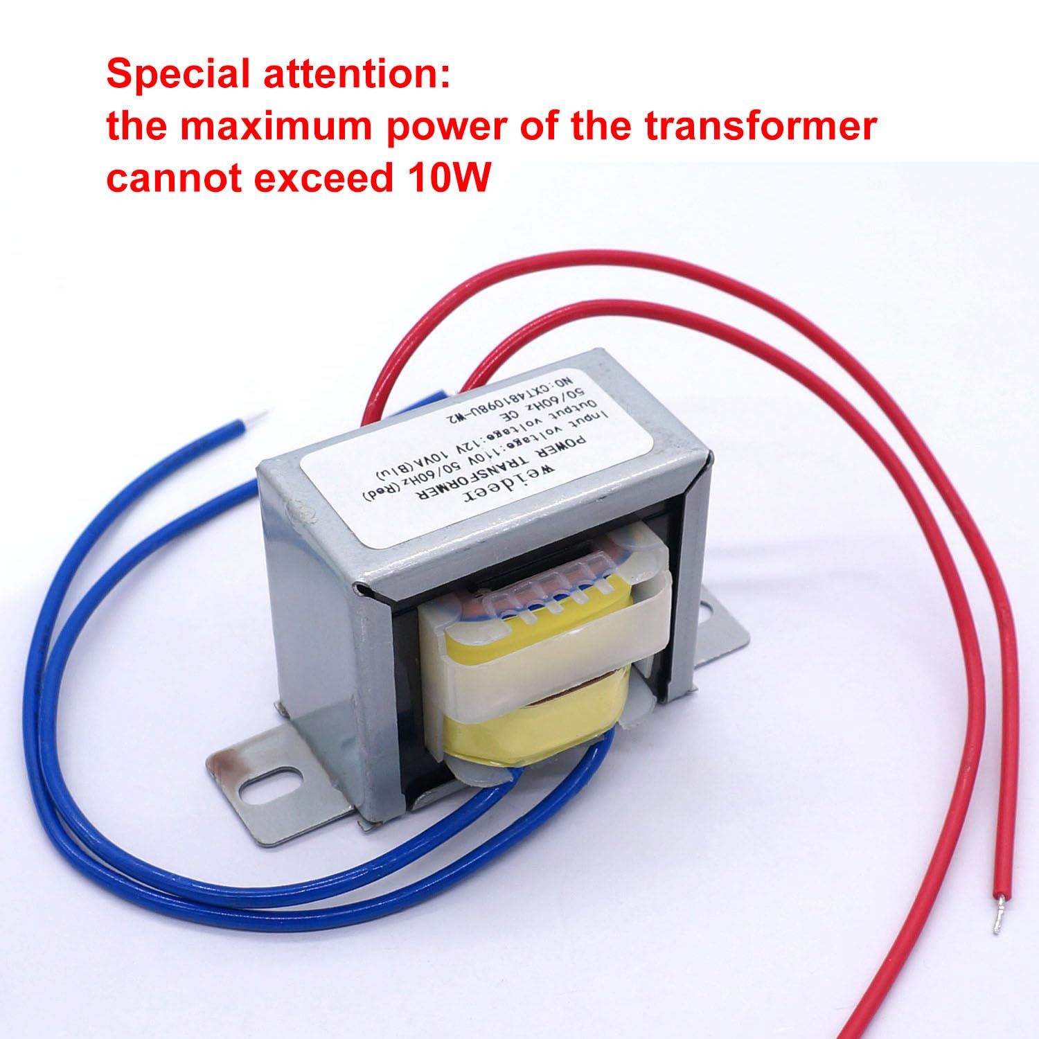weideer Input 110V 50/60HZ Output 24V 10VA Power Transformer AC/AC Single Phase Transformer for Lighting Power Supplies, Audio Equipment etc. Various Small Power Supplies K-030