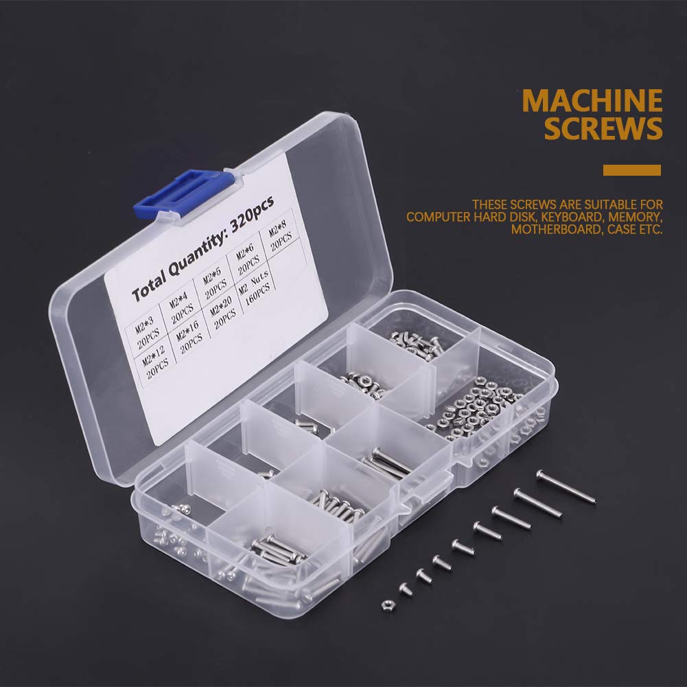 Fastening Nuts Set Screws Set Multifuncational Nuts Set Various Sophisticated for Laptop