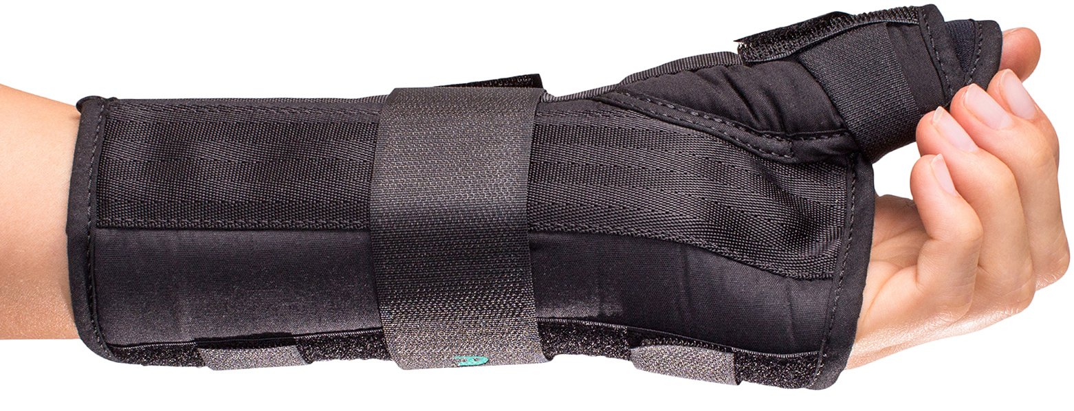 Aircast A2 Wrist Support Brace with Thumb Spica: Left Hand, Medium