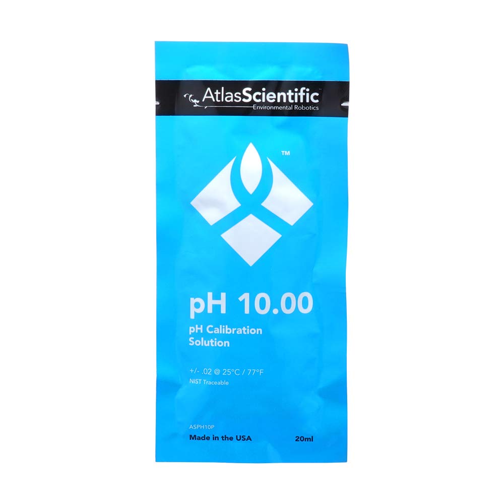 Atlas Scientific pH 10.00 Calibration Solution Pouches (Box of 25)
