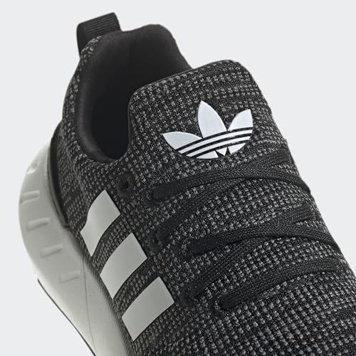 adidas Originals Baby Swift Run 22 Sneaker, Black/White/Grey, 6 US Unisex Infant