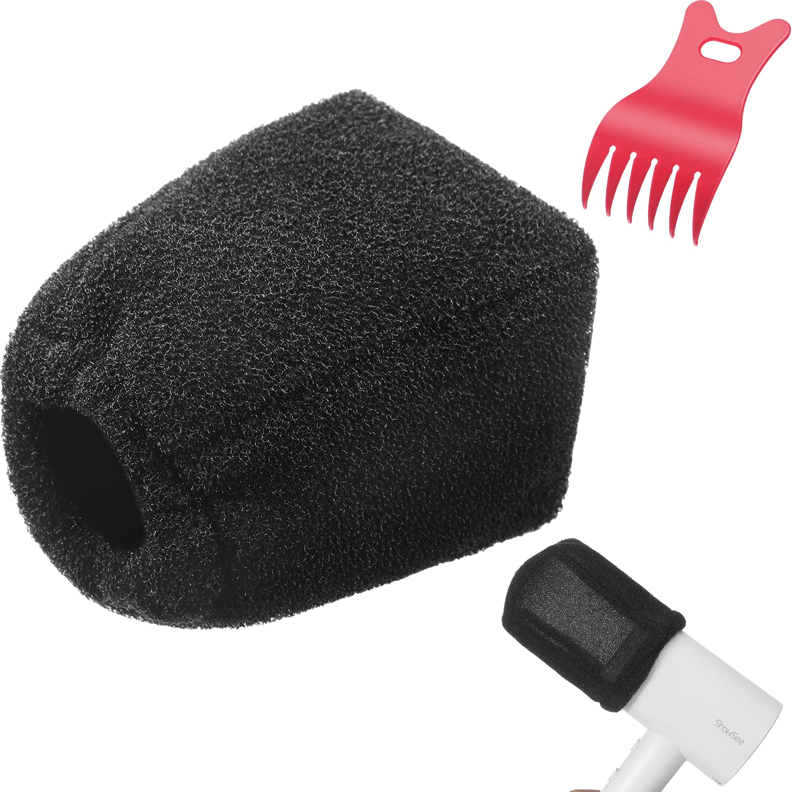 Hair Blow Dryer Sock Sponge Diffuser Sock for Hair Dryer Hot Sock Diffuser with Comb for Hairstyling Accessories