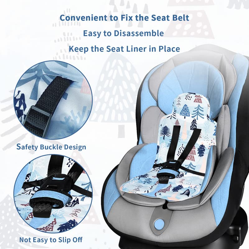 Gel Car Seat Cooler Pad for Children,Summer Breathable Ice Stroller Cooler Mat,Multifunctional Baby Cooling Pad Suitable for Stroller, Baby Dining Chair, Child Safety Seat