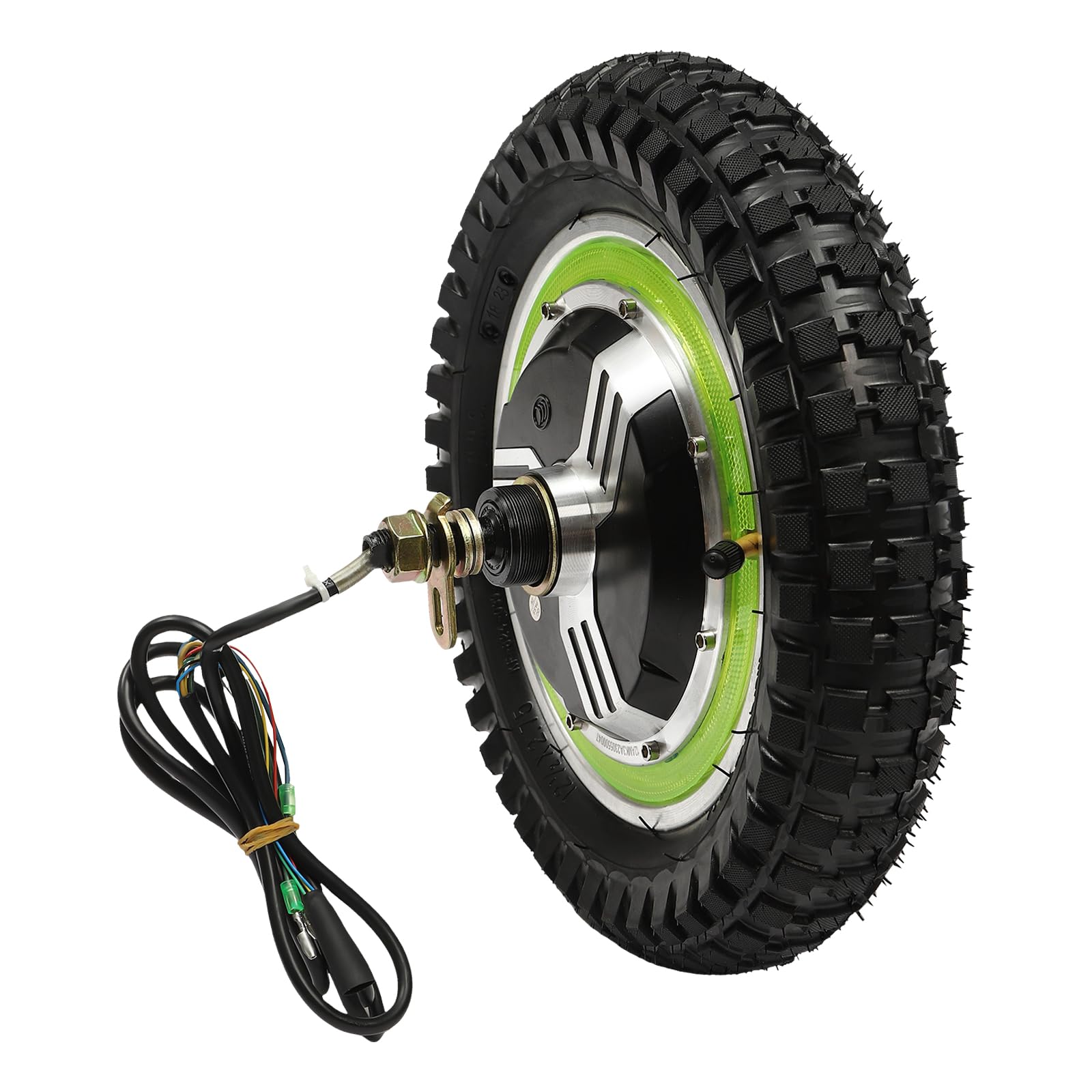 12 Inch Electric Bicycle Brushless Hub Motor 350W Gearless Cycling Hub Conversion Kit Electric Scooter E-Bike Hub Wheel (36V)
