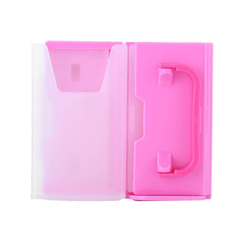 Adjustable Bottle Cup Holder Spill-Proof Milk Box Drinking Bottle Cup Holder with Handle for Baby Toddler Kid Child Kitchen Tool(Red)