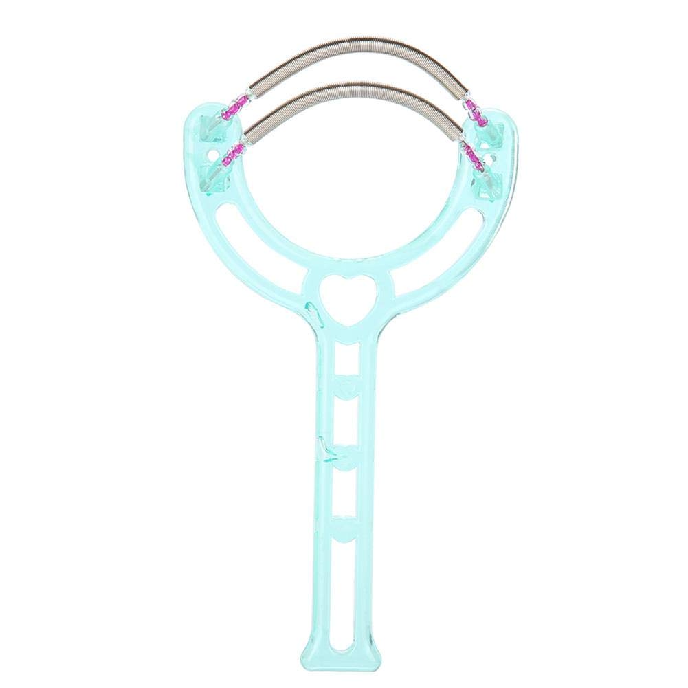 Hair Epilator Tool, Face Hair Remover, Portable Spring Design for the Lips Hair for Quickly and Thoroughly Remove Small Hair Cheeks Upper Lip(green)