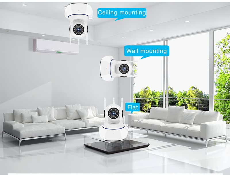 Assistive Technology Services WiFi IP Camera - Pan Tilt Daycare Caregiver Watch Live On Your Smartphone or PC