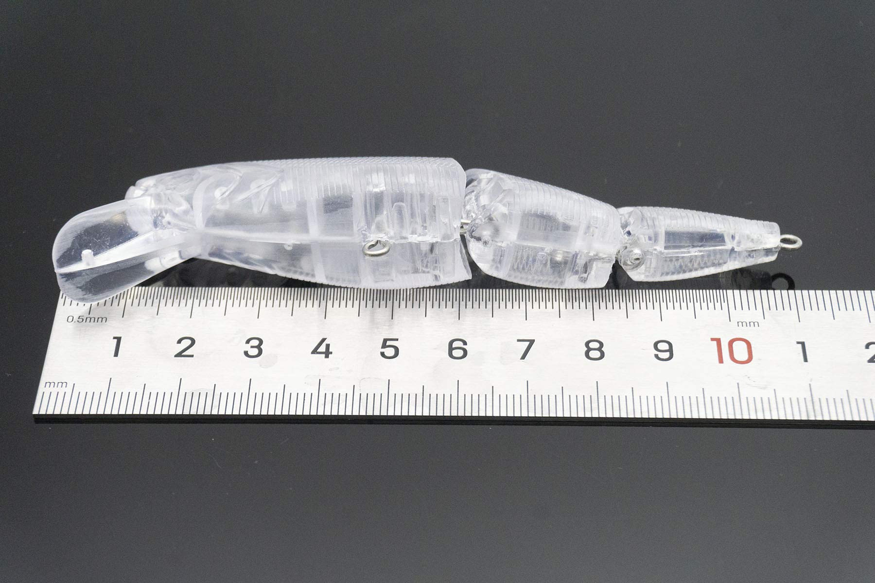 10pcs Unpainted swimbait Fishing Lure Body 110mm 13.27g 3sections Blank Clear Hard Lures 8075