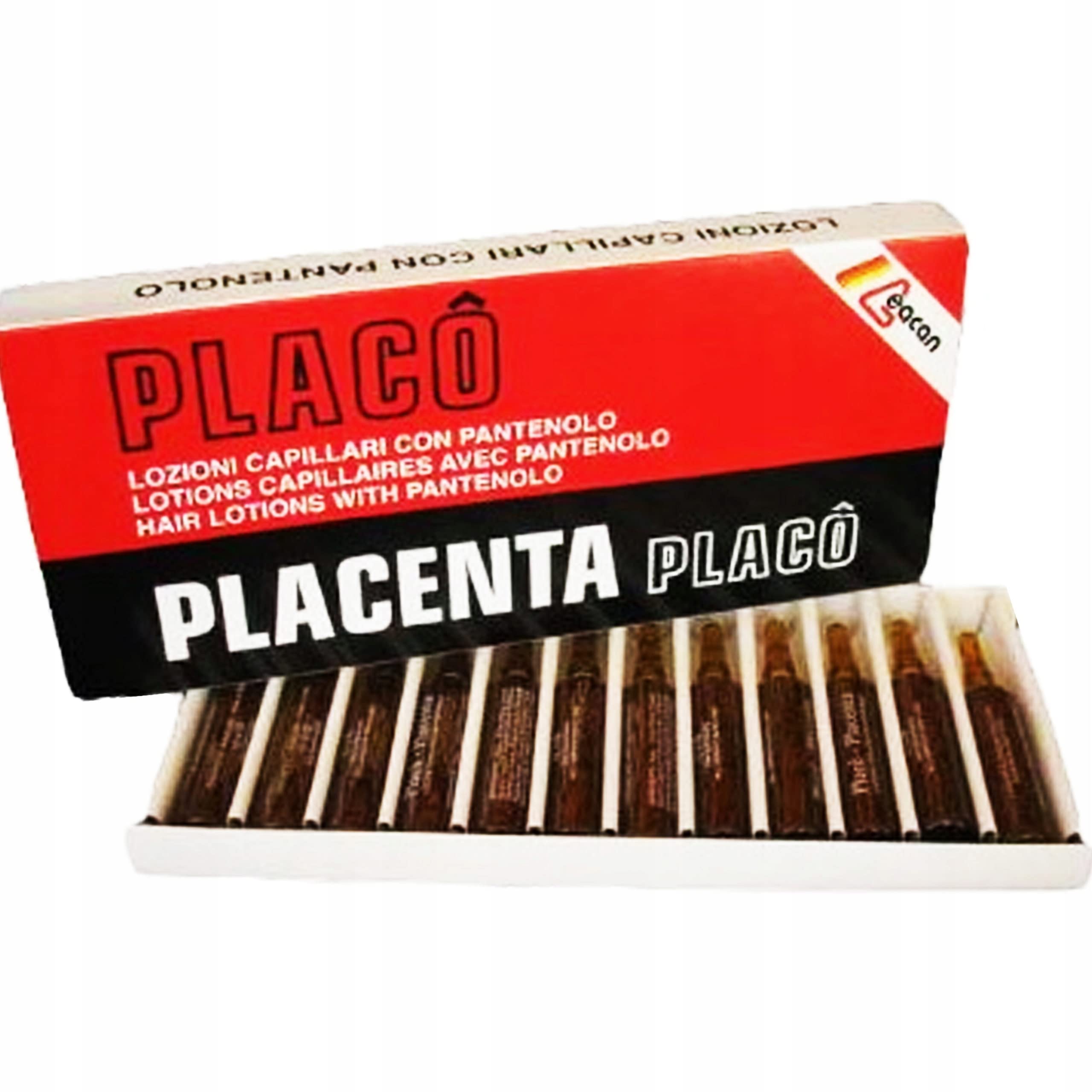 Hair loss Placenta Placo for hair intensive treatment [12 vials 0,35 oz]