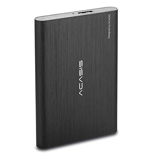 ACASIS 80GB Ultra Slim Portable External Hard Drive USB3.0 Hard Disk 2.5" HDD Storage Devices Compatible for Desktop,Laptop,(Black)