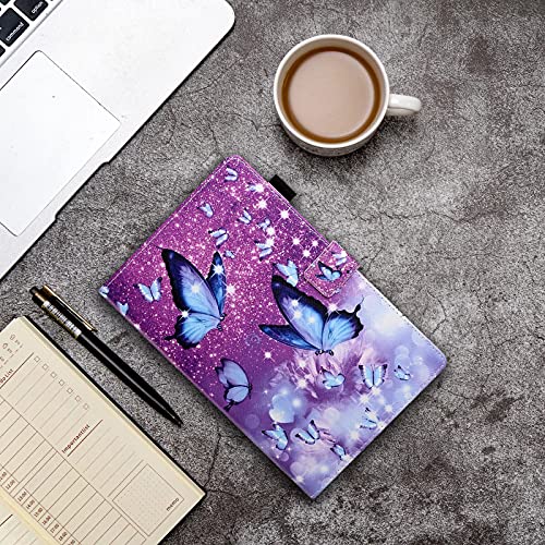 All-New Amazon Fire HD 10 & 10 Plus Case (Only Compatible with 11th Generation, 2021 Release), Not Suitable for 7th/5th Fire 10, Premium PU Leather Stand Cover with Smart Auto Wake/Sleep, Butterfly