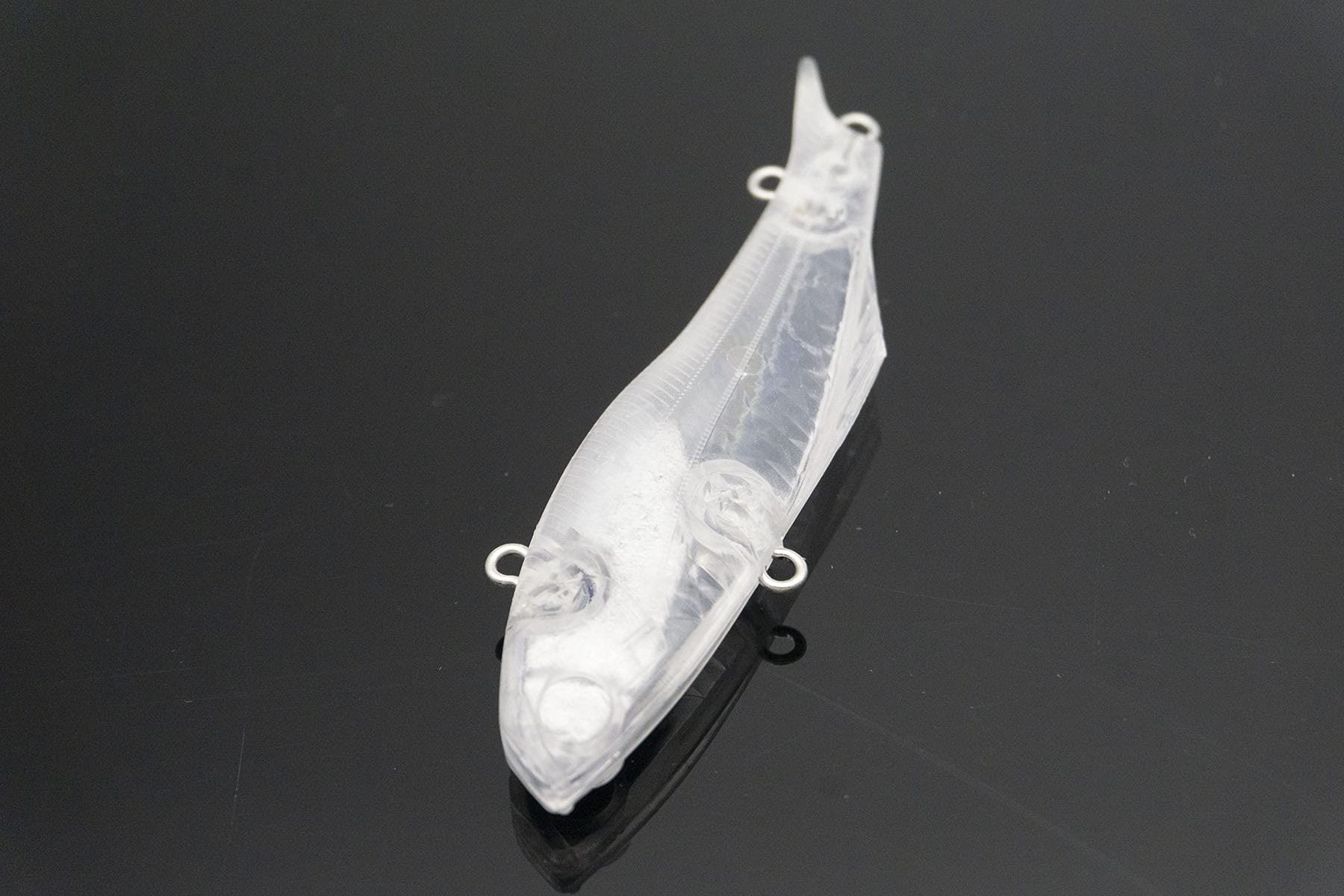 10PCS Unpainted VIB Lipless Sinking Fishing Pencil Lures 82mm 19.87g ABS Hard crankbait 8291 with Free Eye