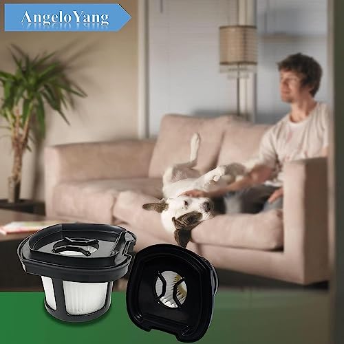 2284W Filter Compatible with Bi-ssell Pet Hair Eraser Hand Vacuum 2284W, 2390, 2389, 2390A, Replace Parts for 1614212, 1614203, 1614204, Pack 4 Filter and 8 Foam Filter