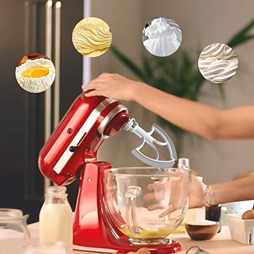 4.5-5 Quart Flex Edge Beater For KitchenAid Tilt-Head Stand Mixer, Kitchen Aid Mixers Accessories with Scraper, Kitchen Aid Attachments For Mixer