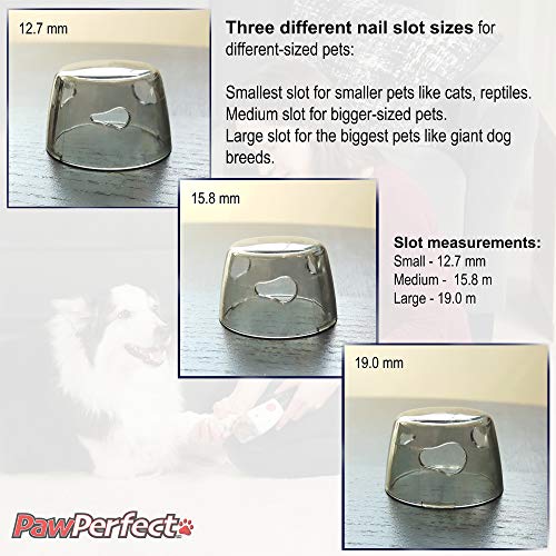 Bell+Howell Pawperfect Rechargeable Cordless Dog and Cat Nail Trimmer with Safety Guard, 5000-7000 RPM's, Gentle and Painless Dremel Dog Nail Grinder w/ 3 Modes with 3 Replacement Rollers