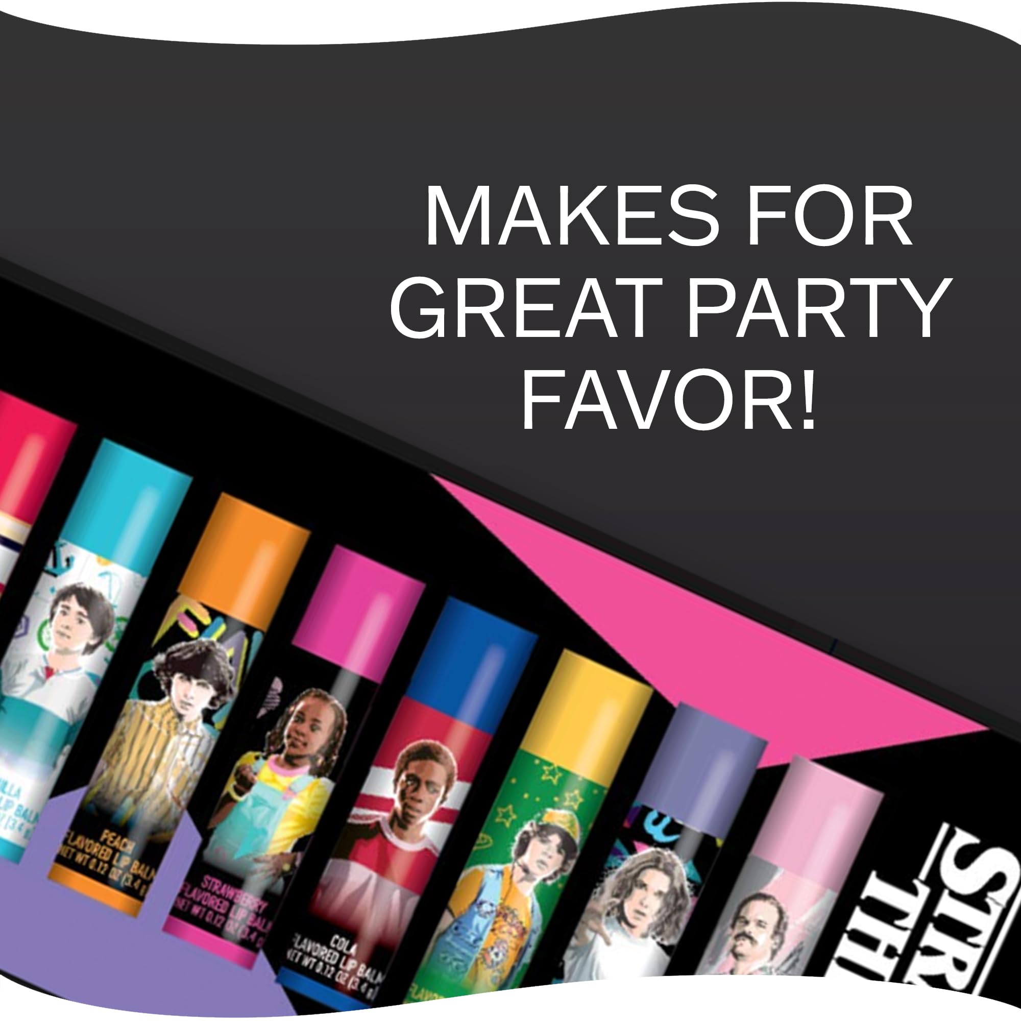 Taste Beauty Stranger Things 8 PC Lip Balm Set