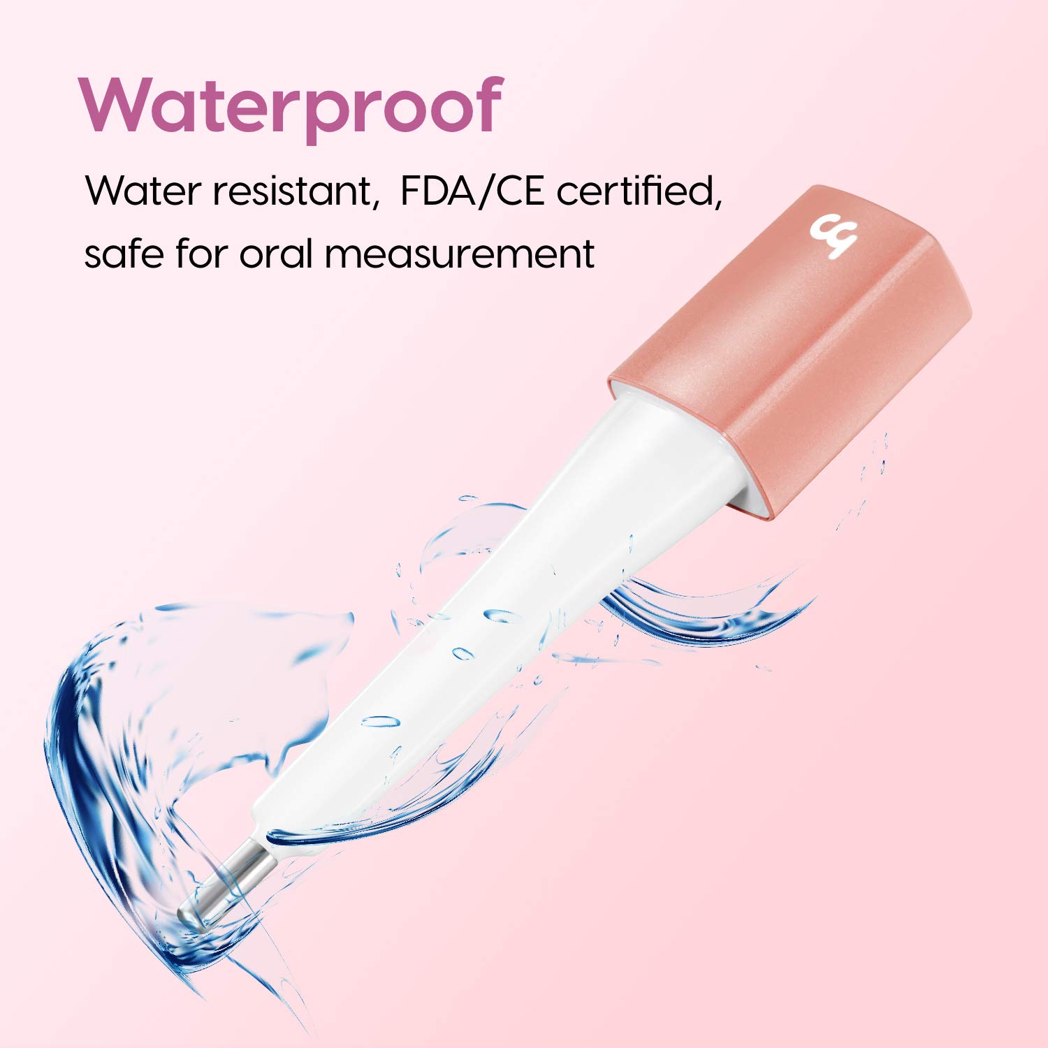 Femometer Smart Basal Thermometer BBT Thermometers Ovulation, Fertility Monitoring Tracking, Smart High-Precision Thermometer for Ovulation Tracking and Prediction Sync with Femometer APP