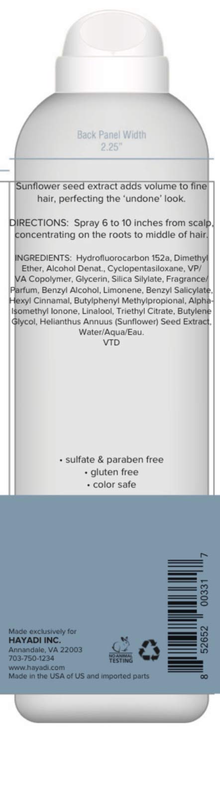 Hayadi Refresh Dry Shampoo 7 fl. oz