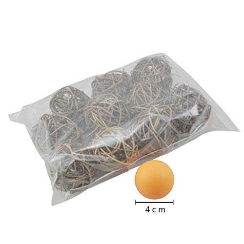 10pcs Wicker Dried Vine Balls Table Wedding Party X-mas Garden Diameter 2 Inch