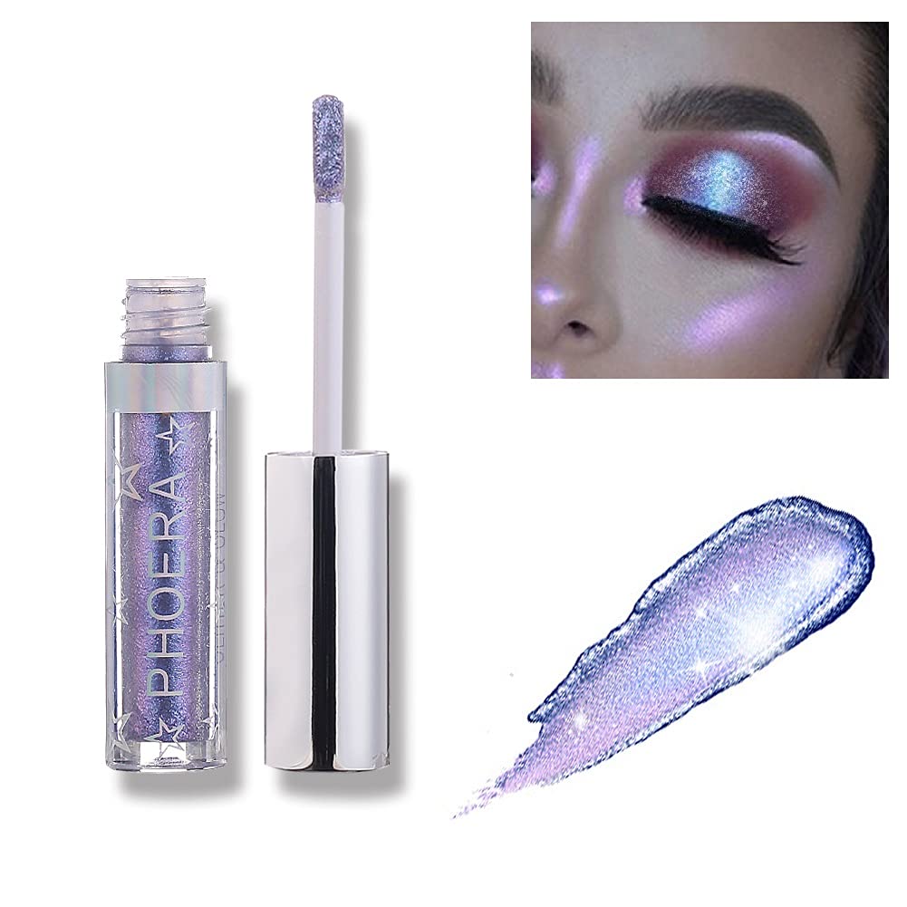 KDOWES Liquid Eyeshadow, Waterproof Glitter Shimmer Sparkle Eye Stick Easy To Wear Long Lasting Eyeliner Eye Pencil Makeup Cosmetics(A109)