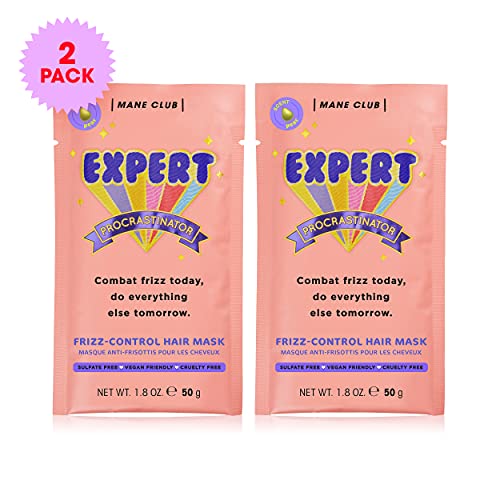 MANE CLUB Expert Procrastinator Deep Conditioner, cruelty free, vegan, no sulfates or parabens β Pack of 2