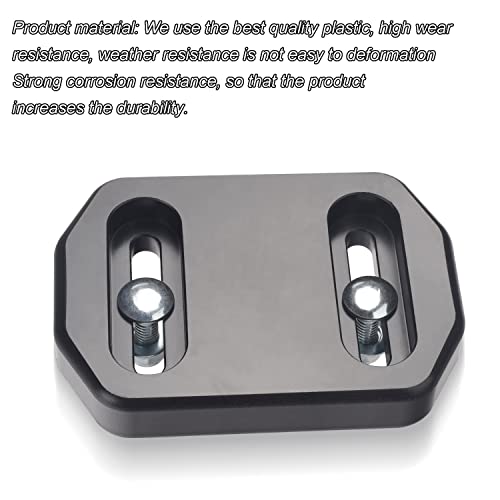 2 Pack Height Adjust Composite Skid Shoe Replaces 784-5580,784-5580-0637 for MTD 2-Stage Snow Thrower Models 1992 and After - with Bolts and Nuts