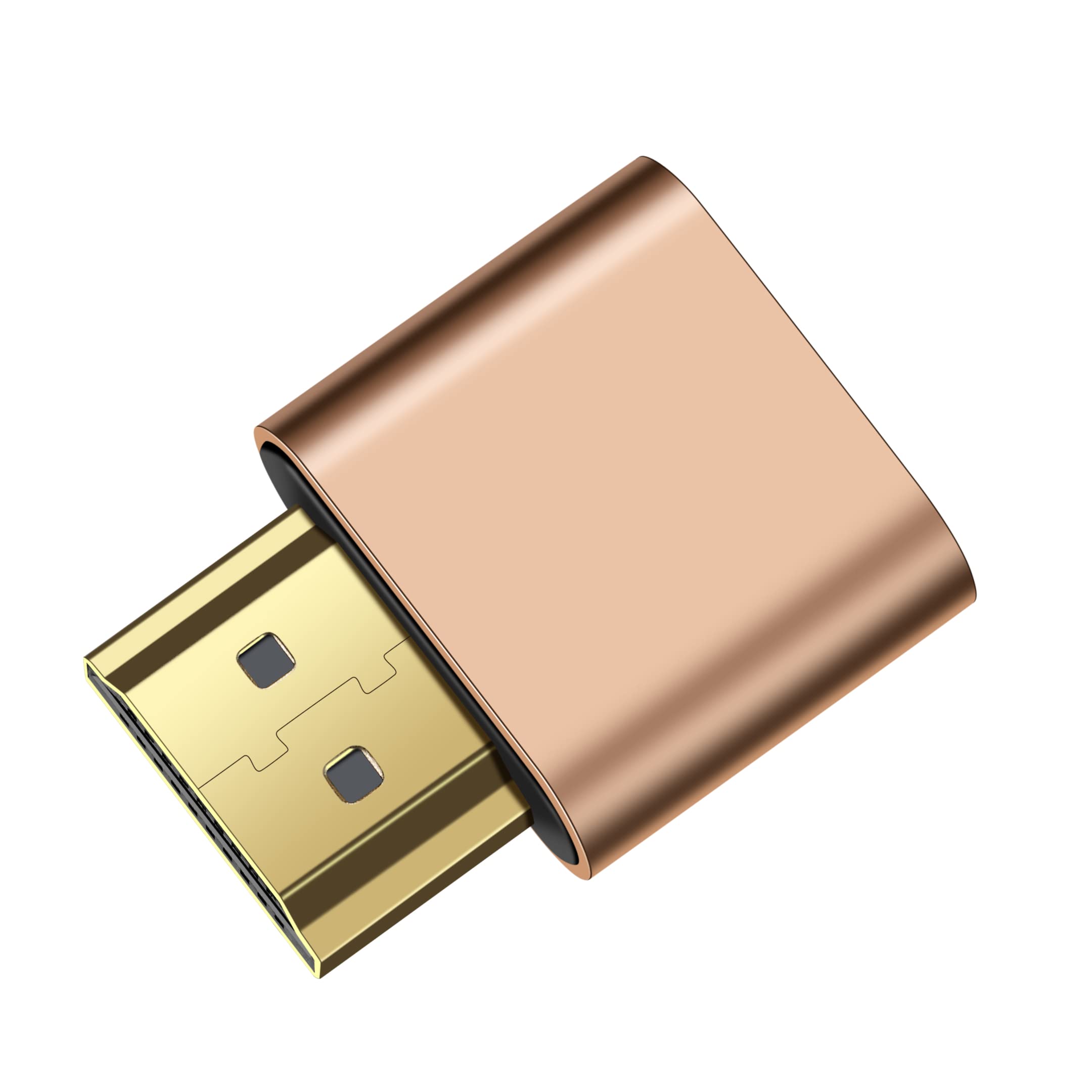 FUERAN 4K HDMI Dummy Plug, Virtual Monitor Emulator, Headless Display Adapter, EDID Emulator, Supports 4096x2160@60Hz, 3840x2160@60Hz, 2560x1440@60Hz for Windows, Mac, Linux – Plug & Play(4K-10P)