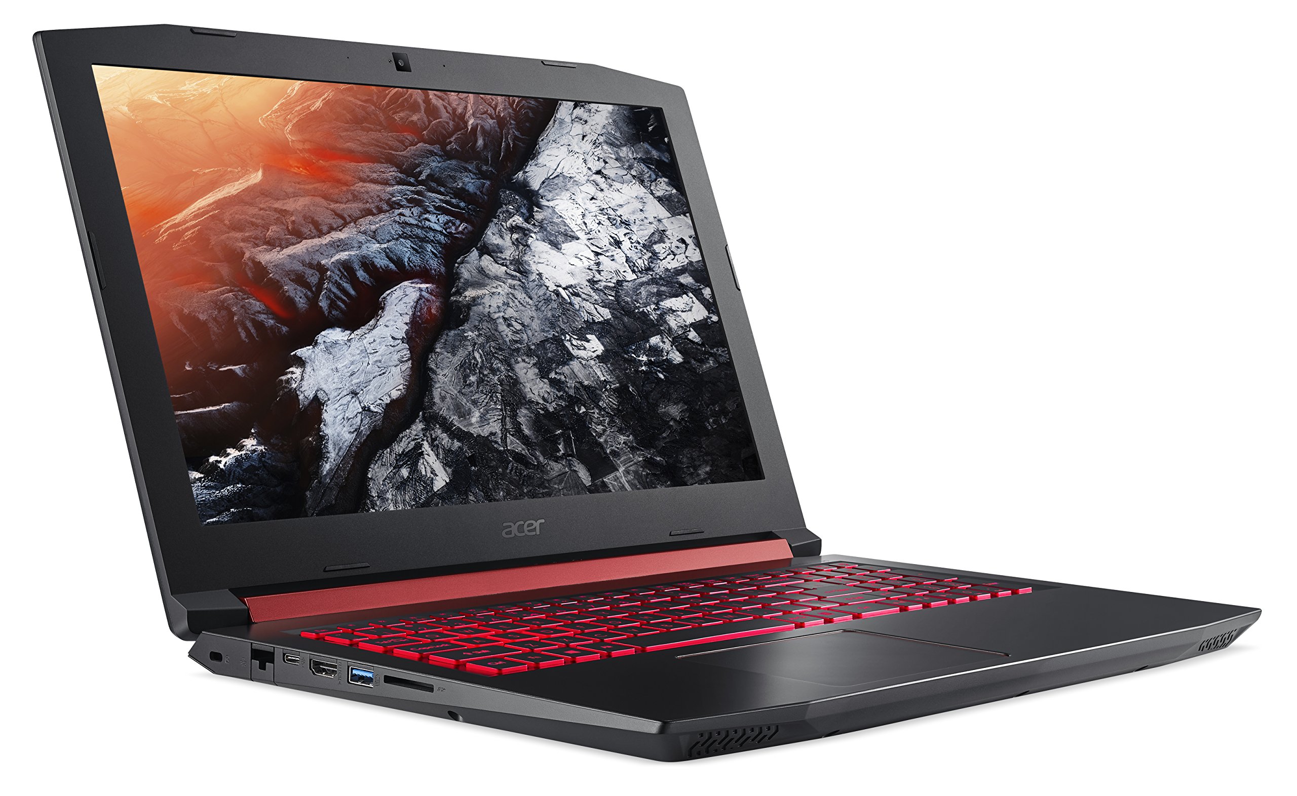 Acer NH.Q2QAA.012 Nitro 5, 7th Gen Intel Core i5-7300HQ, GeForce GTX 1050 Ti, 16GB DDR4, 256GB SSD, 1TB HDD, Win 10 Home, Shale Black, AN515-51-53W5