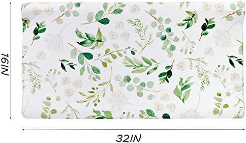 3PC Baby Changing Mat Cover Unisex Soft Changing Pad Cover Nappy Changing Travel Station Cover Fit for Any Standard Crib Changing Mat, Removable-32"x16"x4" (Just Cover)