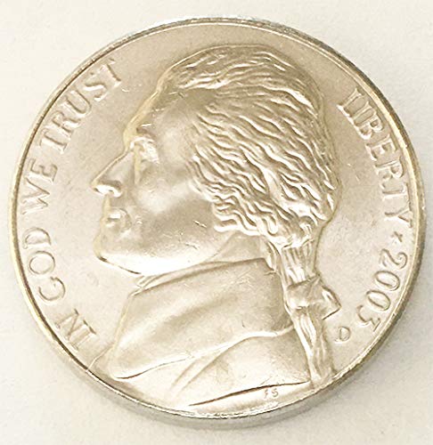 2003 P & D BU Jefferson Nickel Choice Uncirculated US Mint 2 Coin Set