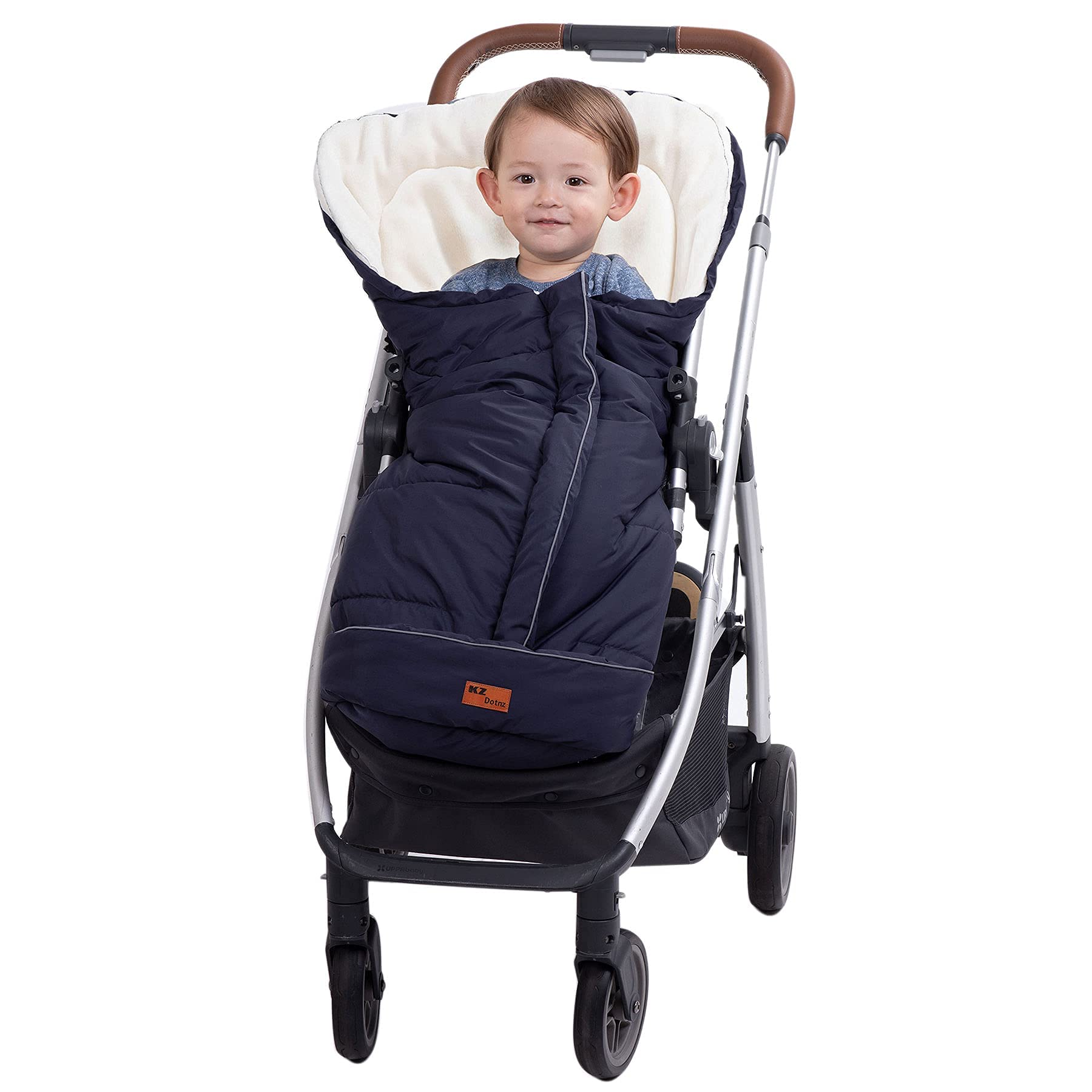 KZ Dotnz Weatherproof Oudtoor Toddler Bunting Bag Adaptable for Most Strollers, Warm Soft Stroller Footmuff, Waterproof Universal Baby Stroller Bunting Blanket