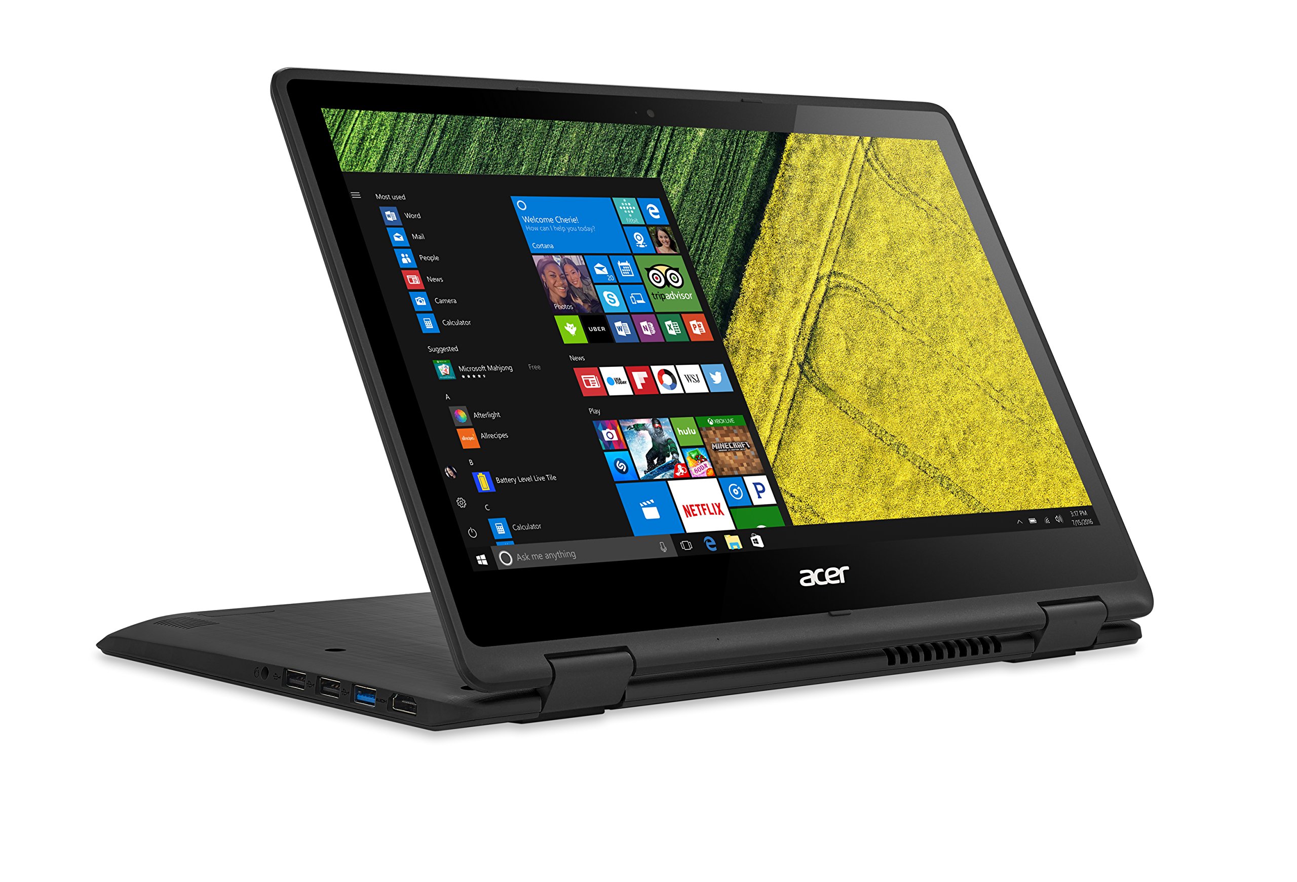 Acer Spin 3 SP315-51 (R5-571T) Touchscreen 2-1 Laptop Intel Core i7 up to 3.1GH 12GB 1TB 15.6in Full HD LED Cam HDMI (Renewed)