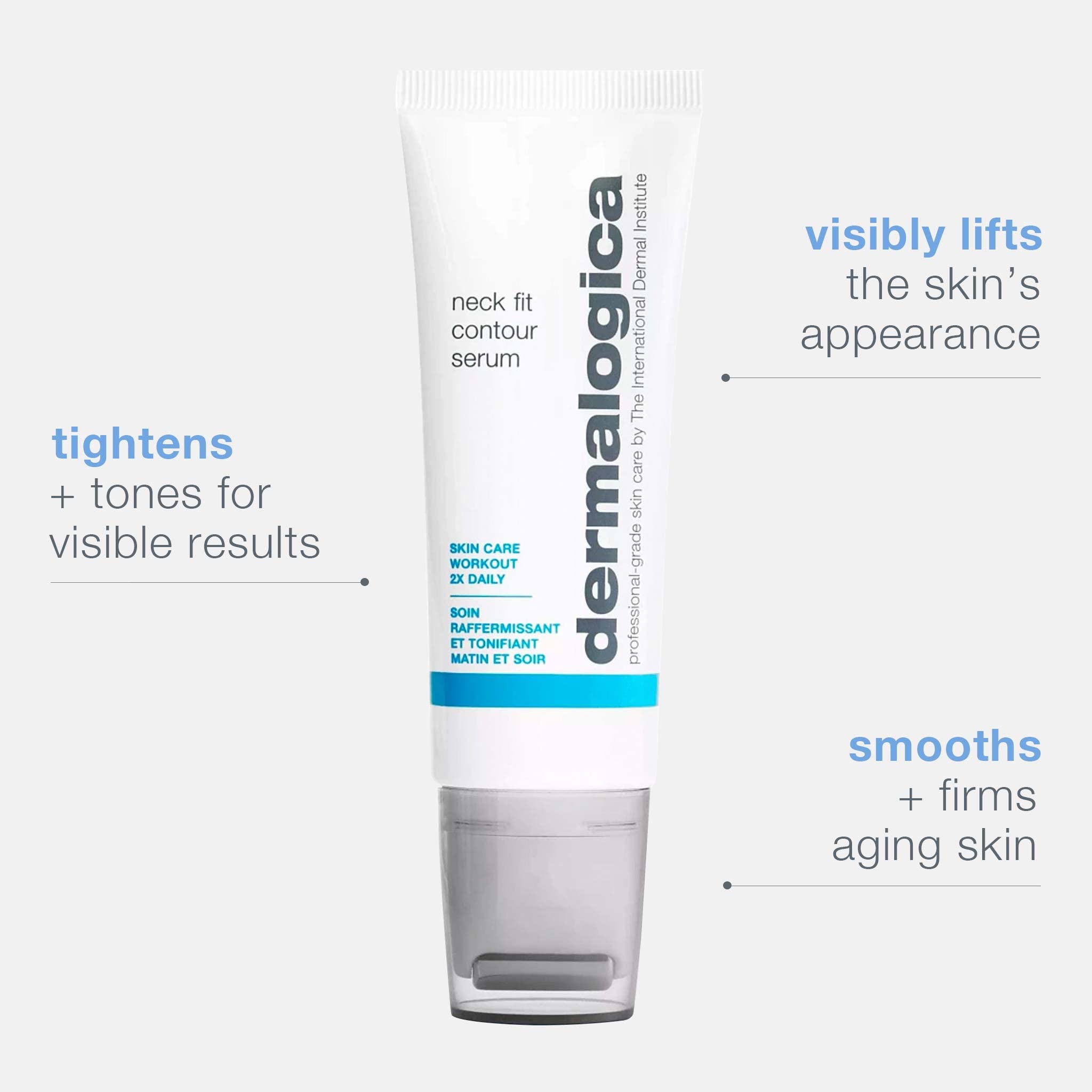 Dermalogica Neck Fit Contour Serum (1.7 Fl Oz) Lightweight Roll-On Firming Serum - Tighten Skin and Tone Over Time For Visibly Sculpted Appearance