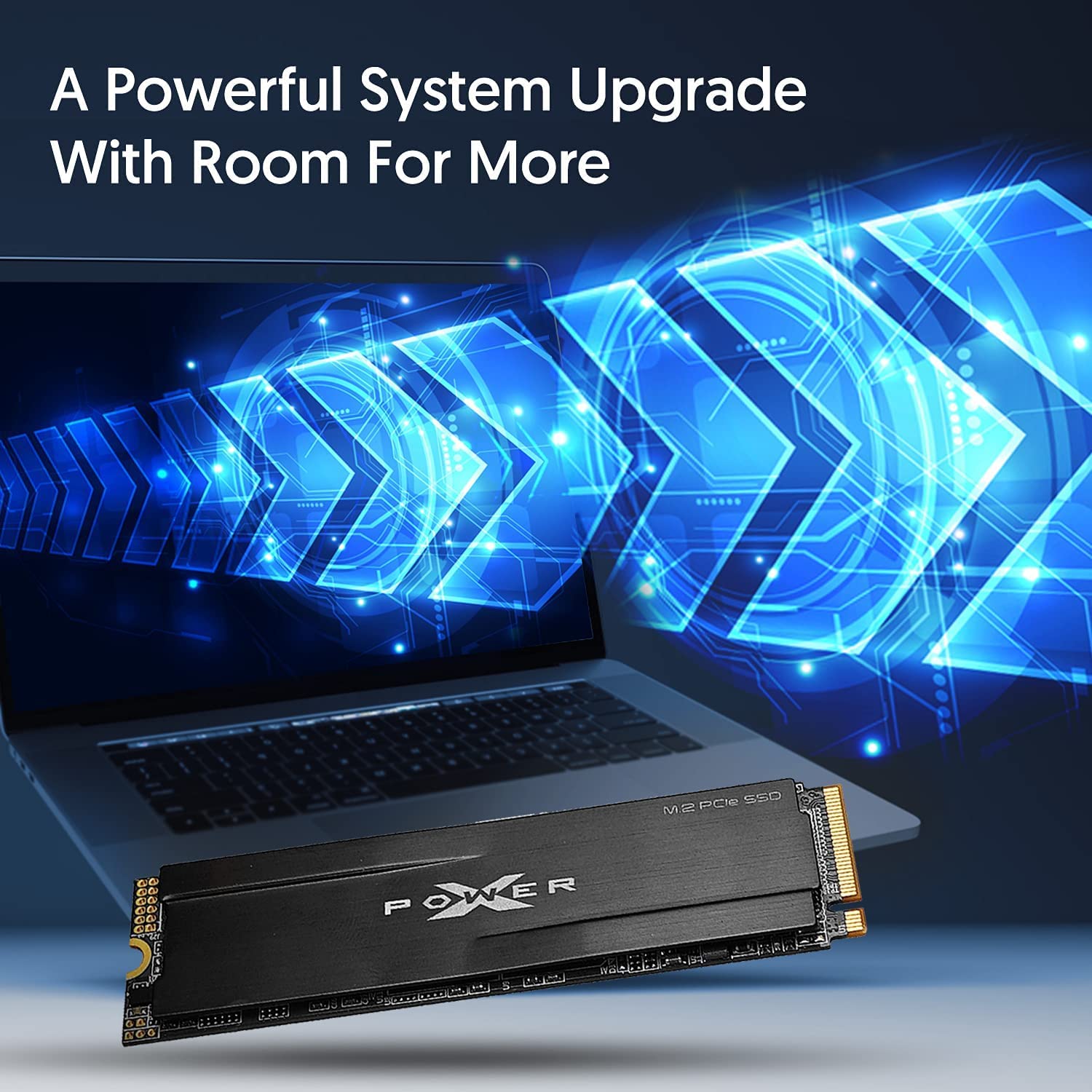 Silicon Power 2TB NVMe M.2 PCIe Gen3x4 2280 TLC R/W up to 3,400/3,000MB/s SSD (SP002TBP34XD8005)
