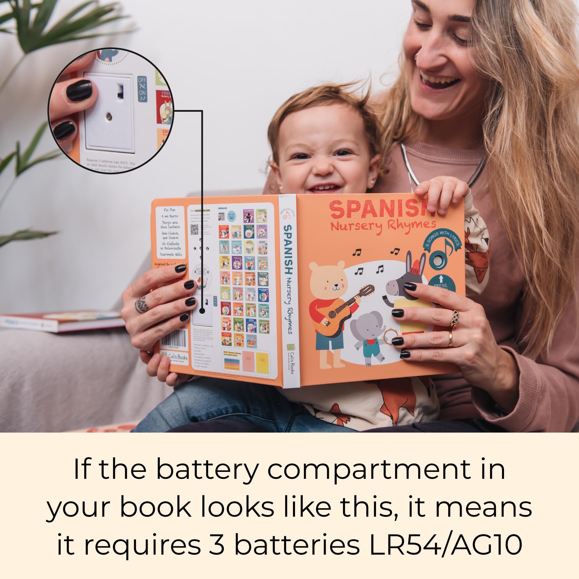 Cali's Books Battery Kit for Interactive Musical Books. Battery Kit with 9 AG10-LR54 Batteries and Small Screwdriver for Sound Books