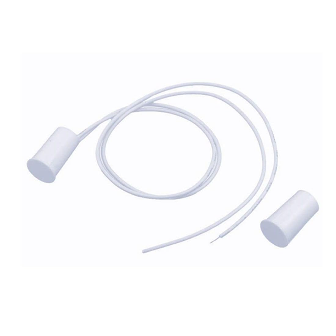 bnafes Recessed Security Alarm Contacts Door Window Sensor Magnetic Reed Switch White 4Pcs
