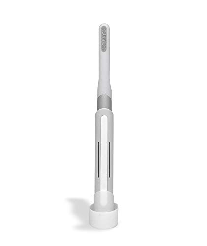 quip Adult Electric Toothbrush - Sonic Toothbrush with Travel Cover & Mirror Mount, Soft Bristles, Timer, and Metal Handle - Silver