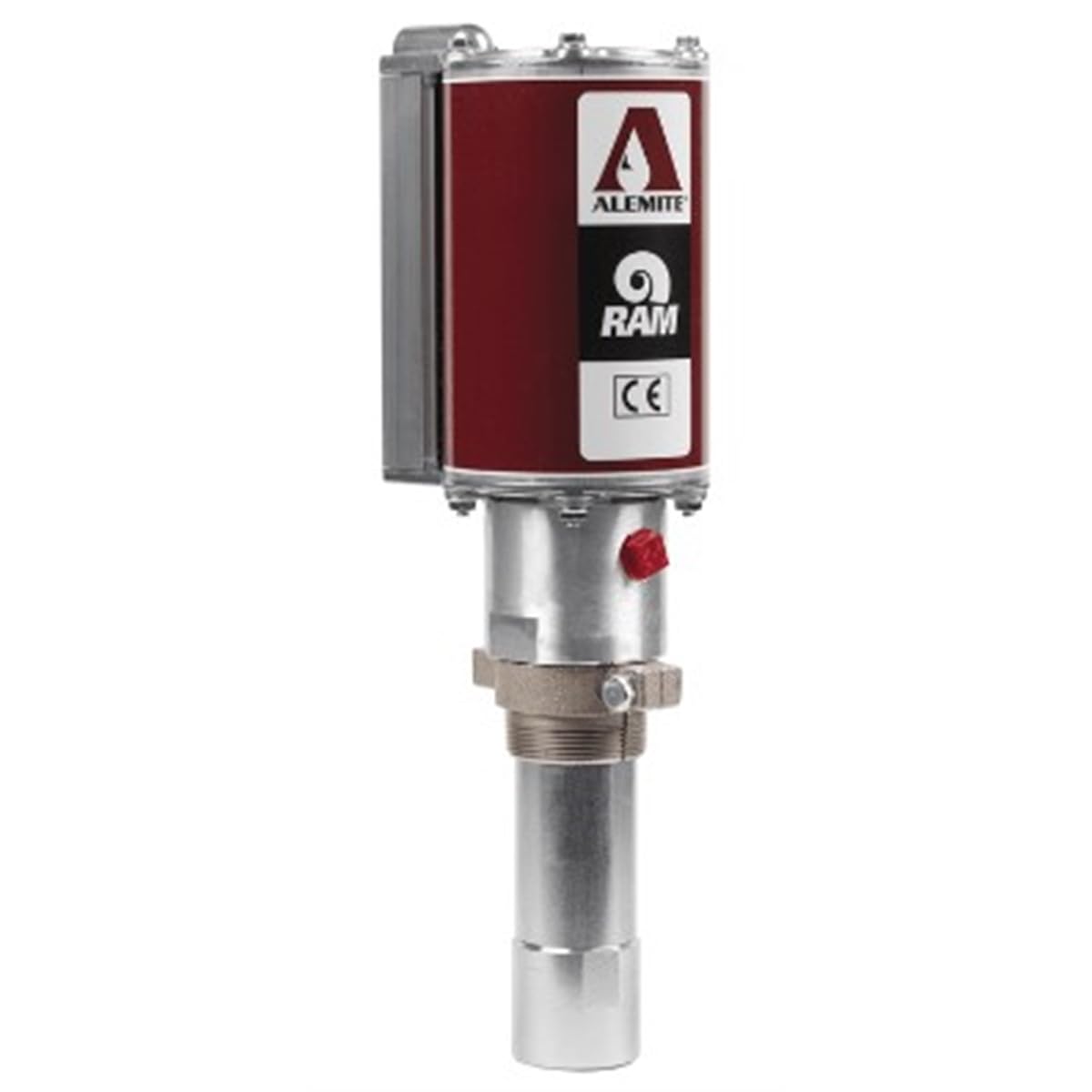 Alemite 9968 Medium-Pressure PML Fluid Dispensing Pump, Stub, Appropriate Downtube Should Be Added, 5:1 Ratio, Delivery 7 gal/minute, 1-1/2" Female NPTF Inlet x 1/2" Female NPTF