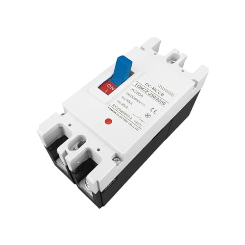 1PCS 2P DC 600V DC Solar Molded case Circuit Breaker MCCB Overload Protection Switch Solar photovoltaic Protector (Size : 150A)
