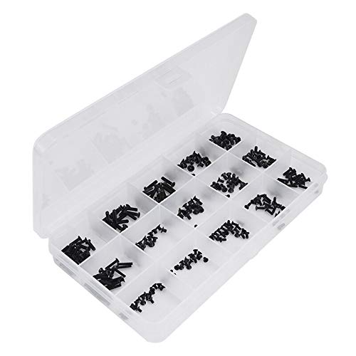 300PCS/BOX New for Laptop Repair Screws Tool Kit Replacement Black Screw for Computer HP Dell for Lenovo Sony Toshiba Samsung IBM SCRW-106805