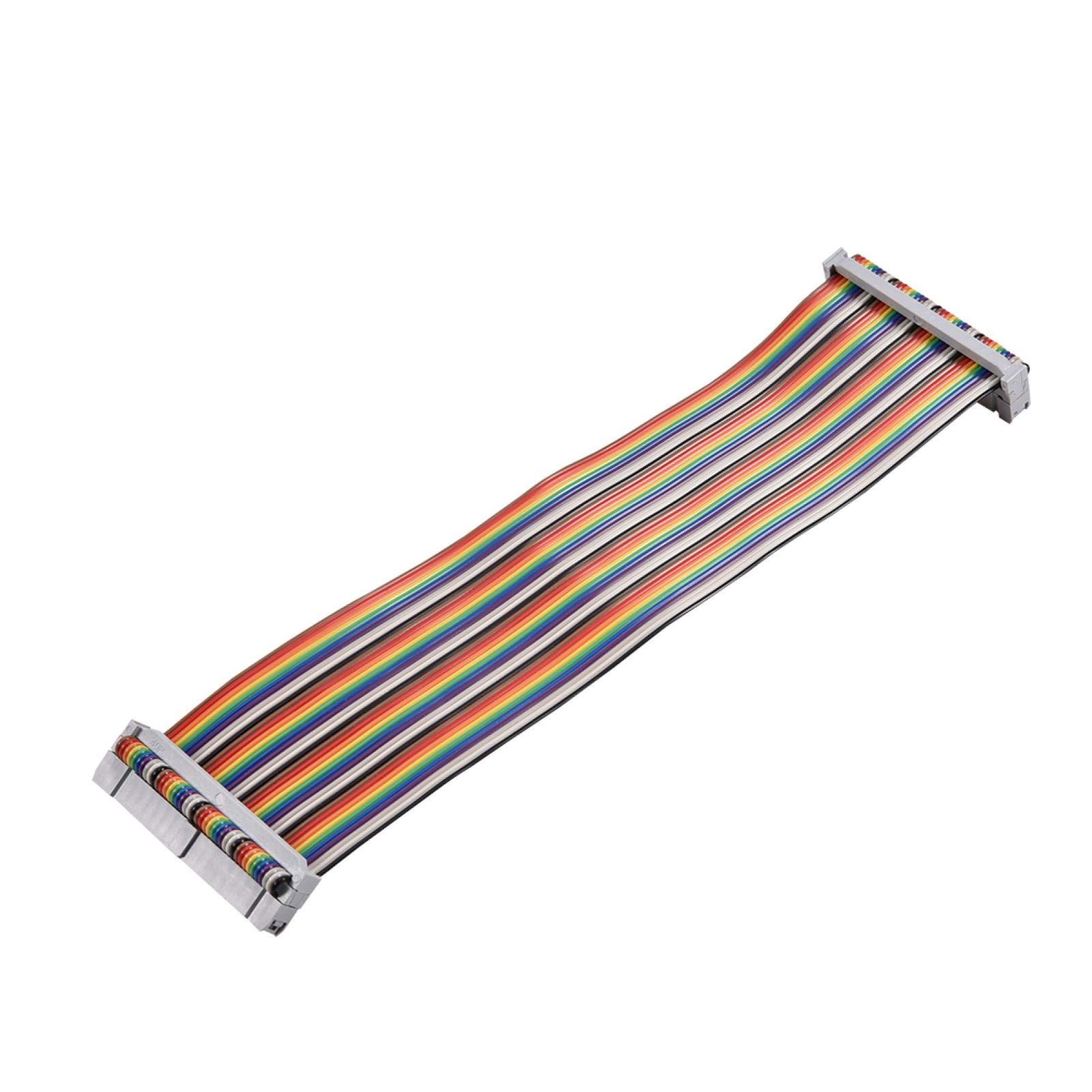 Female to Female GPIO Ribbon Cable 40Pin, Rainbow Ribbon Adapter Cable for Banana Pi/Raspberry Pi 2/3 with Good Contacts and Suitability