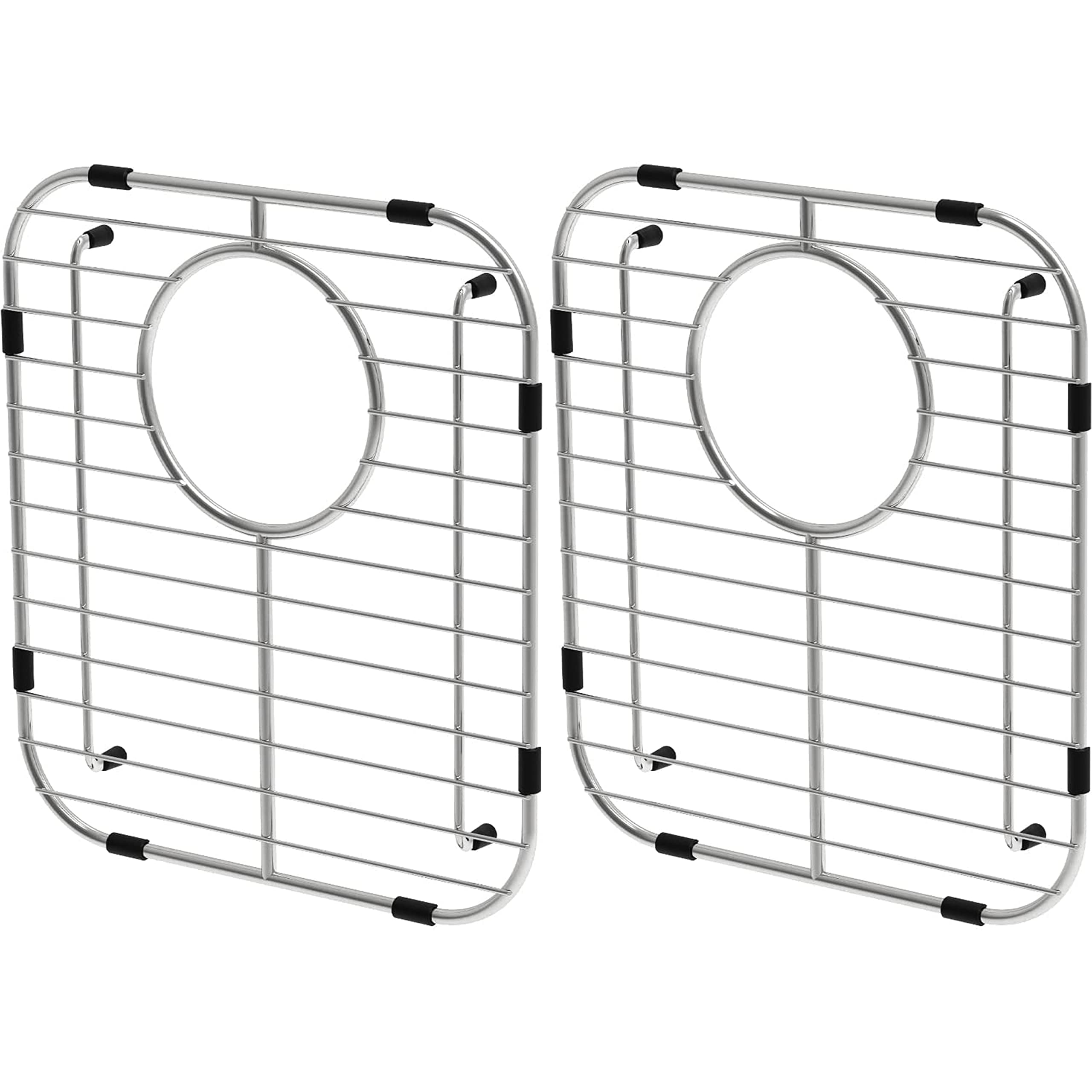 13" x 11-5/8" Sink Protectors for Kitchen Sink - 2 Pack of Stainless Steel Sink Protector - Sink Grate for Bottom of Kitchen Sink - Kitchen Sink Rack - Sink Bottom Grid