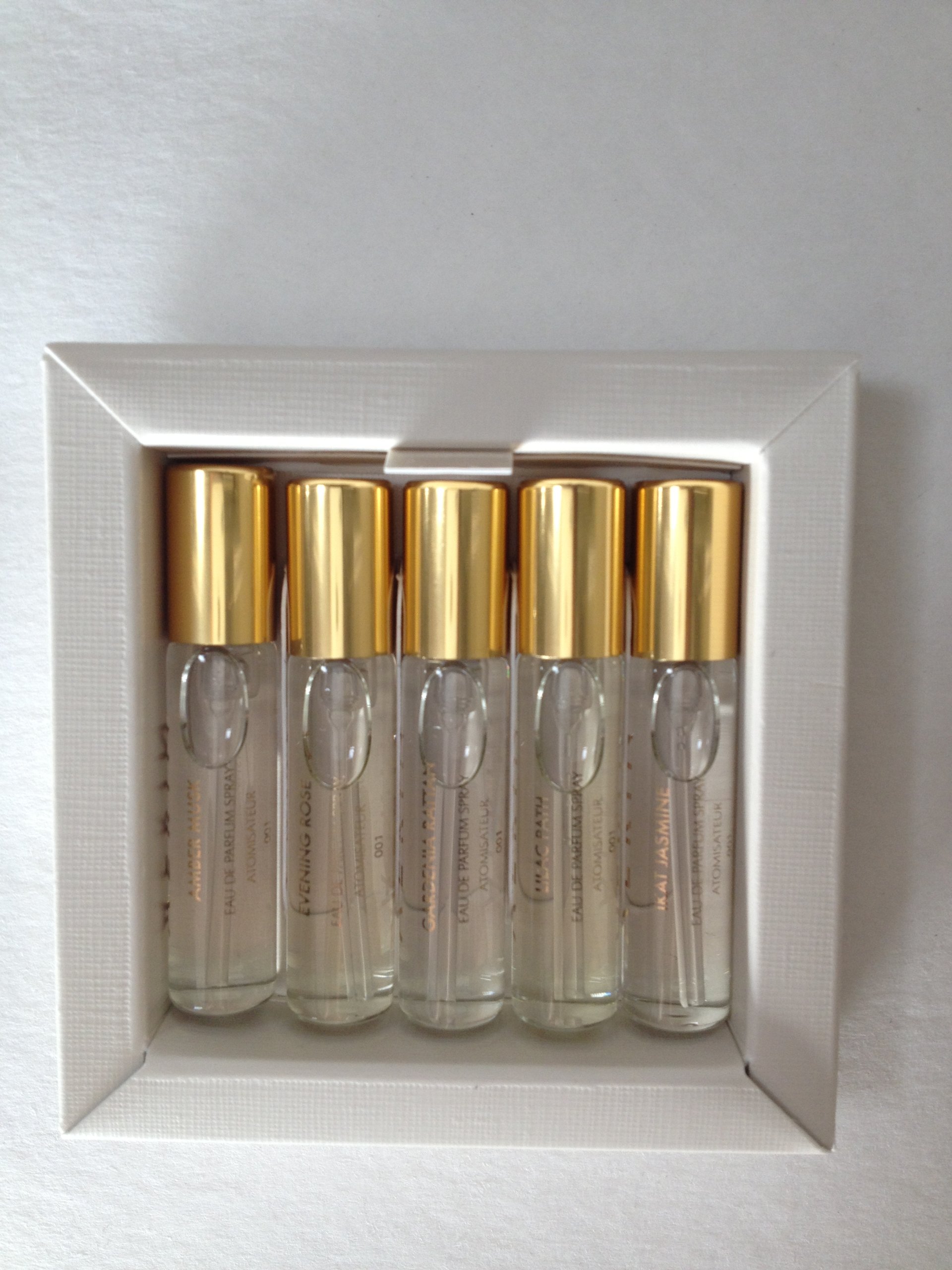 Aerin the Fragrance Collection Gardenia Rattan, Amber Musk, Lilac Path, Ikat Jasmine, Evening Rose