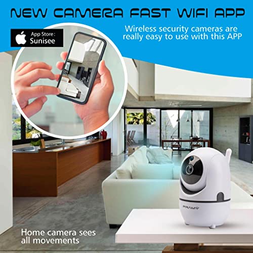 Baby Smart Monitor Home Surveillance WiFi Camera Pet Camera Night Vision App Operated