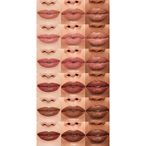 Buxom Full Force Plumping Lipstick- '90s Nudes, Supermodel, 0.12 Ounce