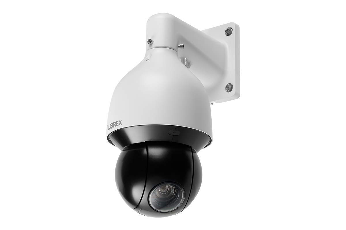 Lorex 4K Ultra HD IP Pan-Tilt-Zoom Add-On Indoor/Outdoor Security Camera with 25x Optical Zoom and Color Night Vision 2-Pack