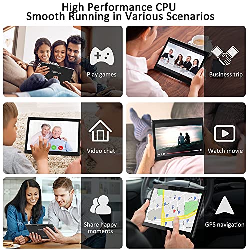 Tablet 10 inch + Tablet Stand, 2GB RAM,32GB Storage, 8MP Dual Camera, 1280x800 IPS HD Display, Quad-Core Processor, Wi-Fi, Bluetooth, GPS, Google Certified Android Tablet, Black