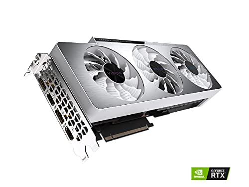 GIGABYTE GeForce RTX 3070 Ti Vision OC 8G Graphics Card, WINDFORCE 3X Cooling System, 8GB 256-bit GDDR6X, GV-N307TVISION OC-8GD Video Card